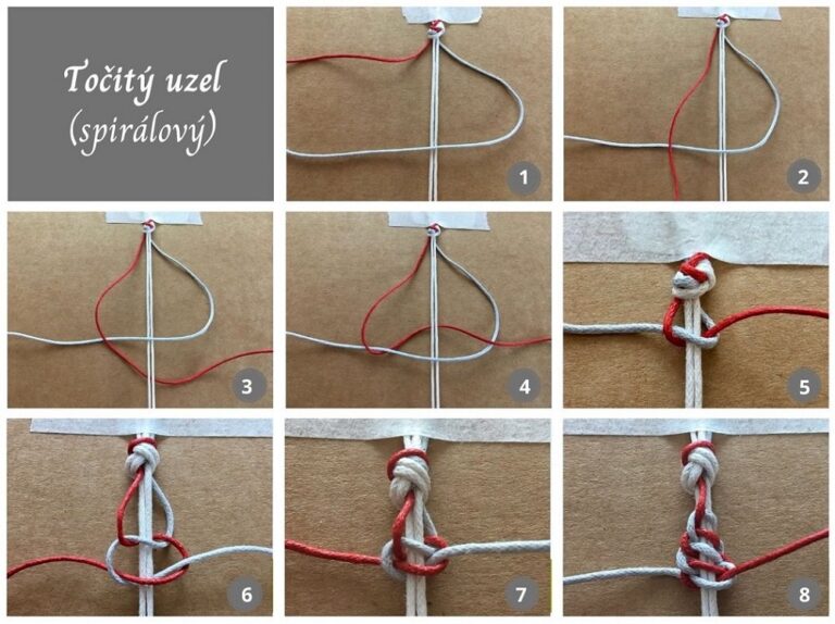 Drhané „macramé“ náramky - návod - Ateliér - Andrea